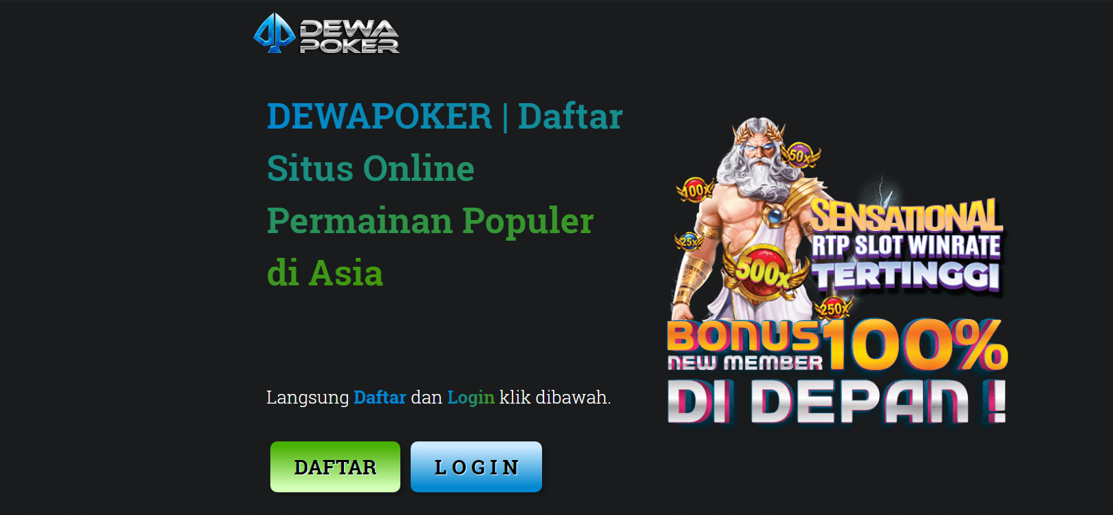 DEWAPOKER | Strategi Daftar Dan Bermain Di DEWAPOKER Petunjuk Komplet ...